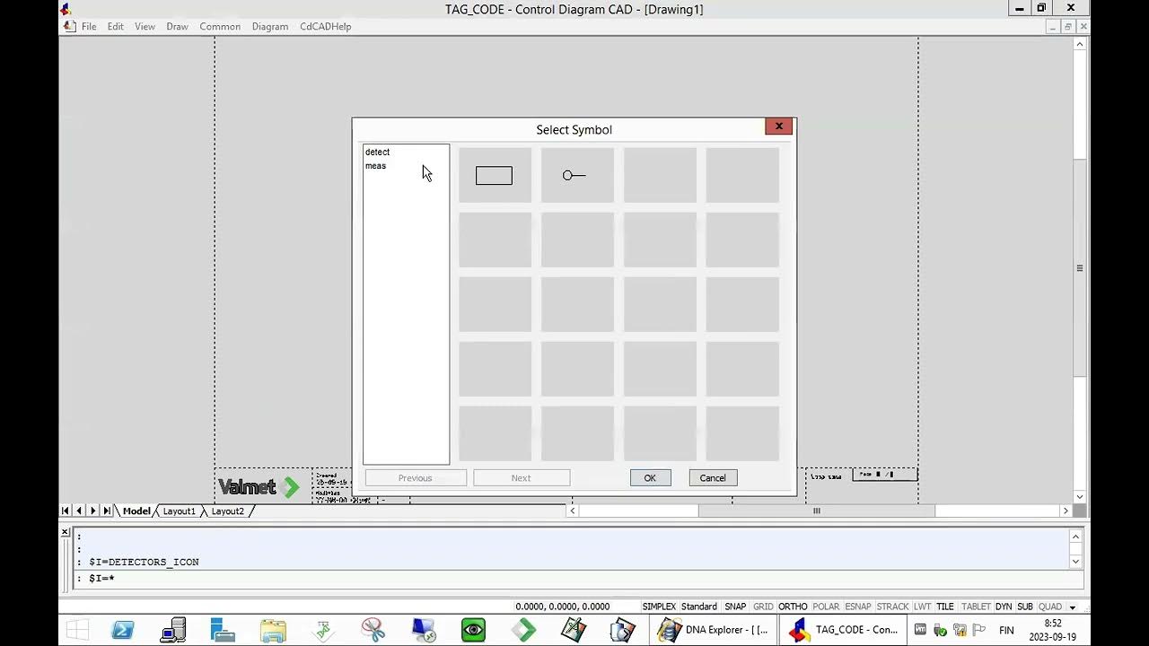 Demonstration of Valmet DNA Control Diagram CAD - YouTube