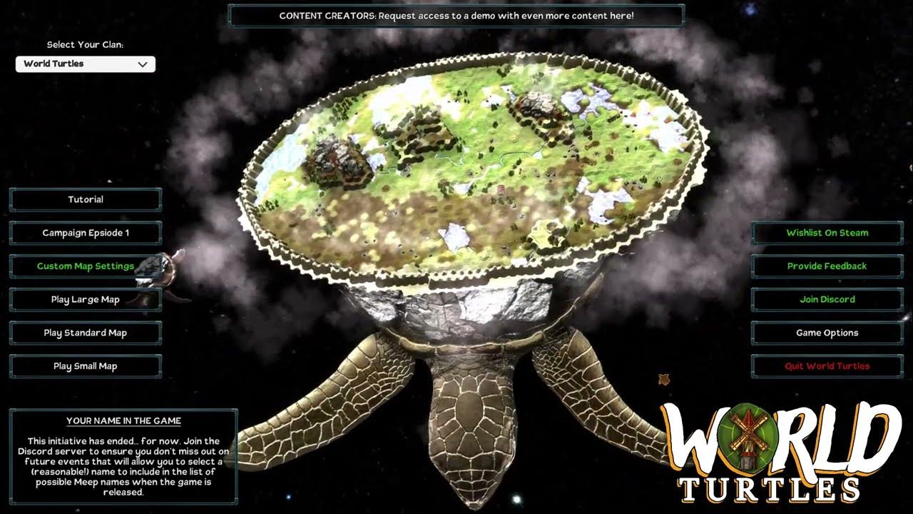 World Turtles (on Steam) Demo First Look 1 of 2 - YouTube