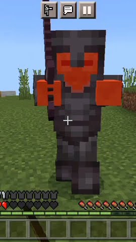 #minecraft netherite armor zombie vs leather armor my 😱😱 - YouTube