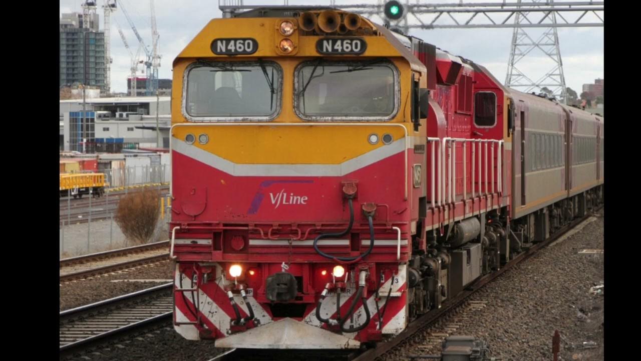 V/Line N460 City of Castlemaine Leslie RS5T Horn - YouTube