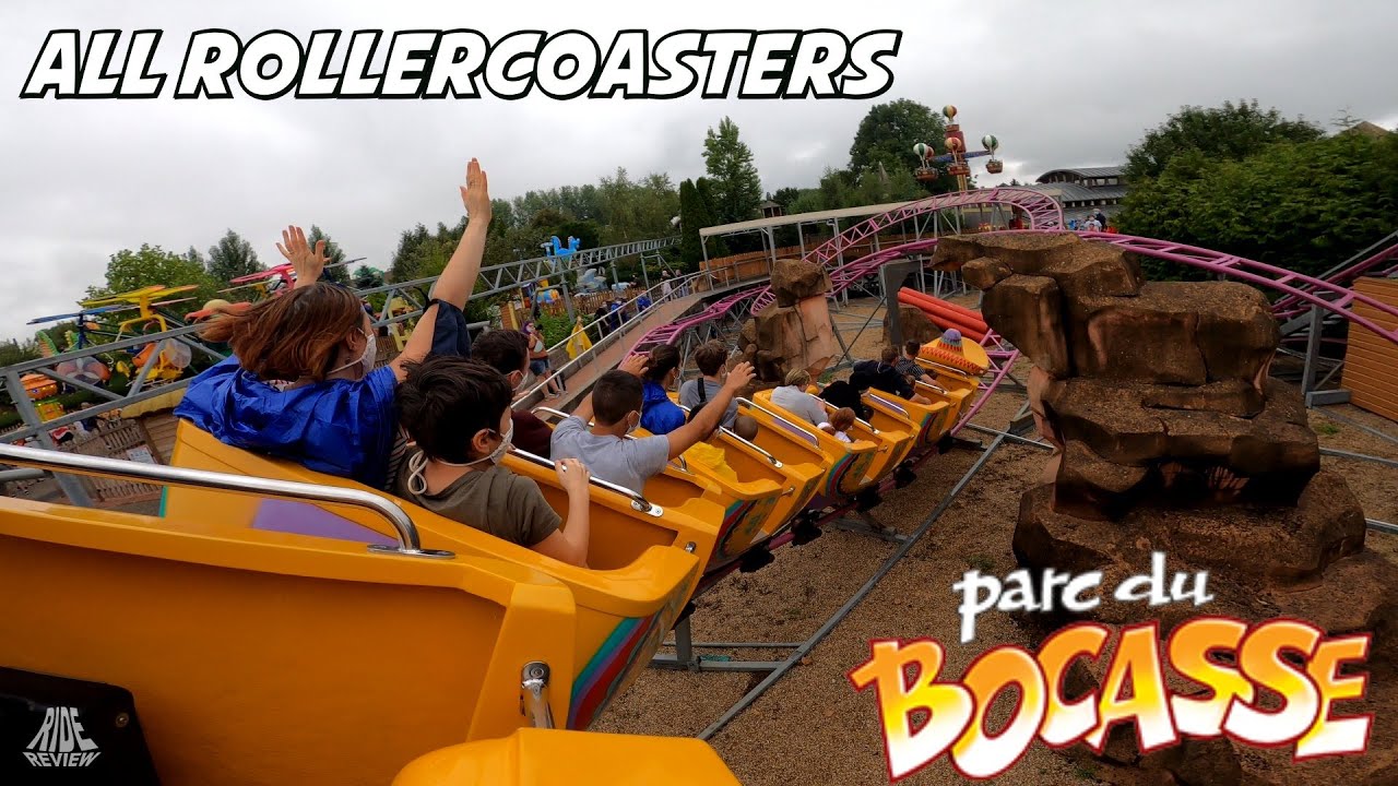 Parc du Bocasse - All Rollercoasters 2020 - YouTube