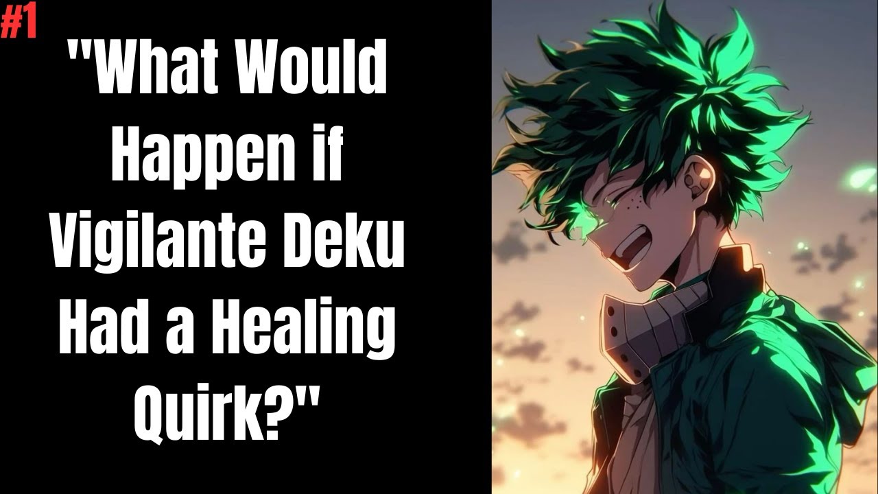 "What Would Happen if Vigilante Deku Had a Healing Quirk?" Part 1 - YouTube