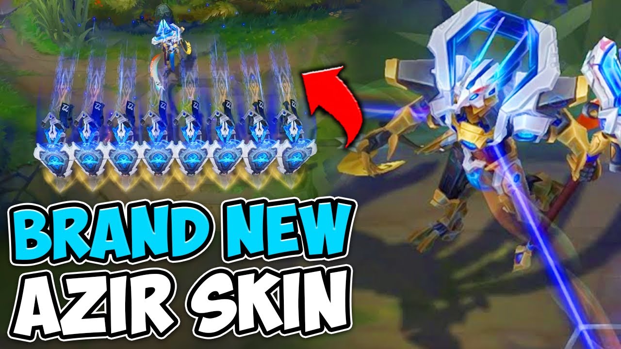Azir got his first new skin in 3 years and it's 100% SICK! (Worlds 2022 ...