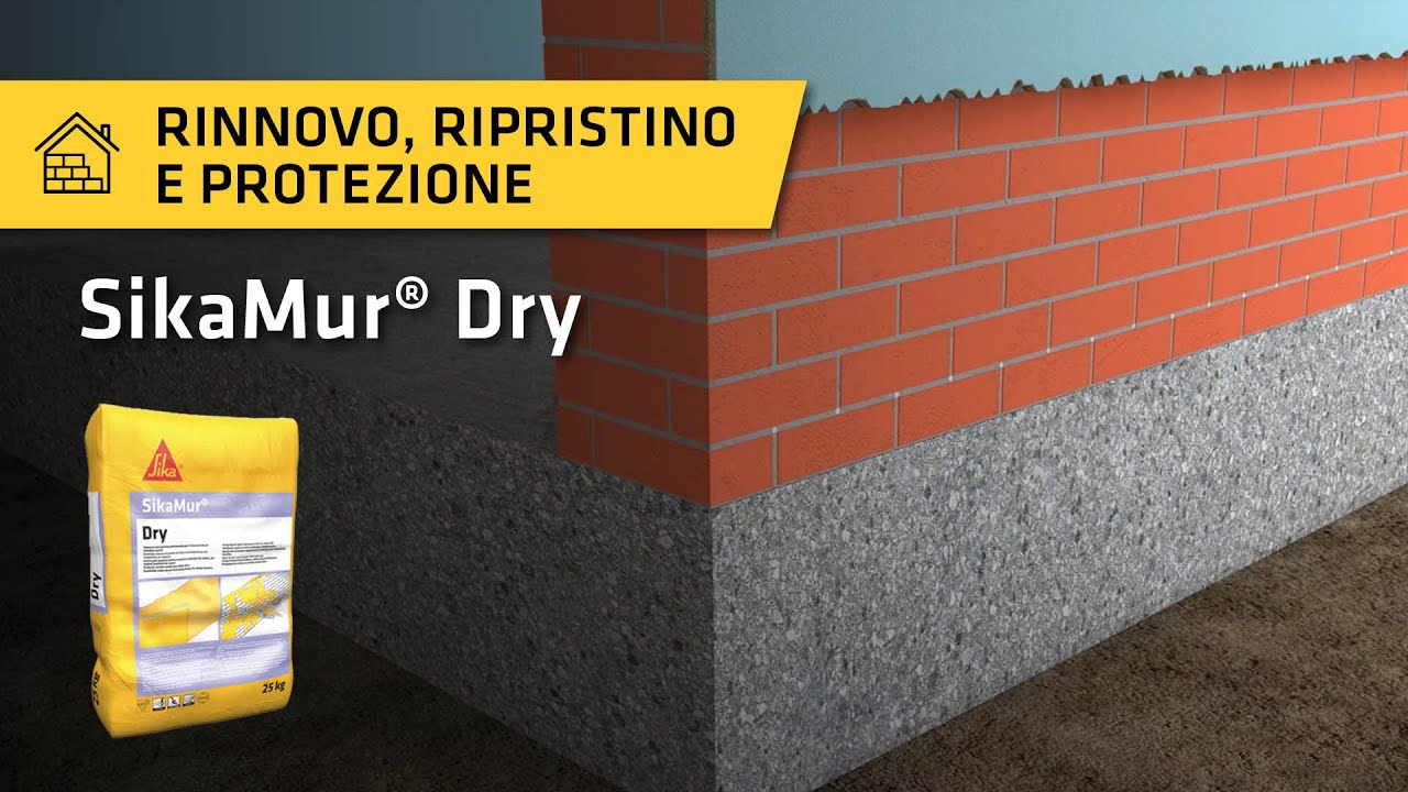 SikaMur® Dry - Lascia respirare i muri, stop alle muffe! - YouTube