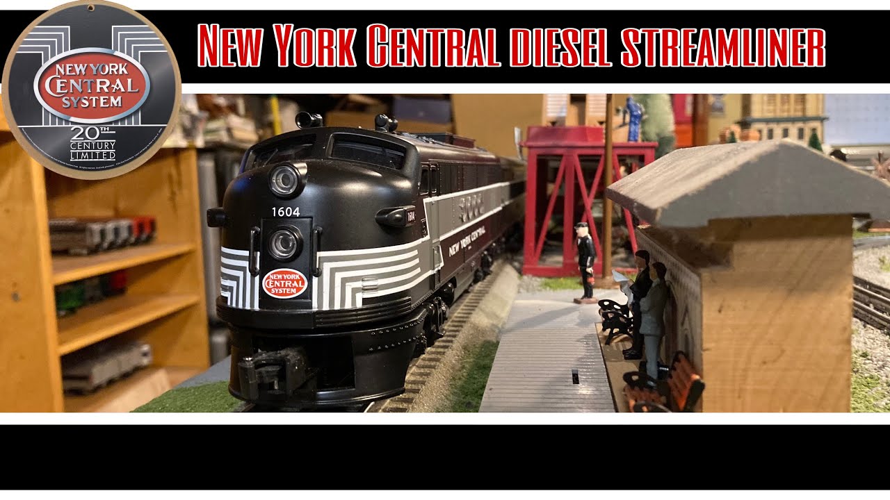 New York Central diesel streamliner - YouTube