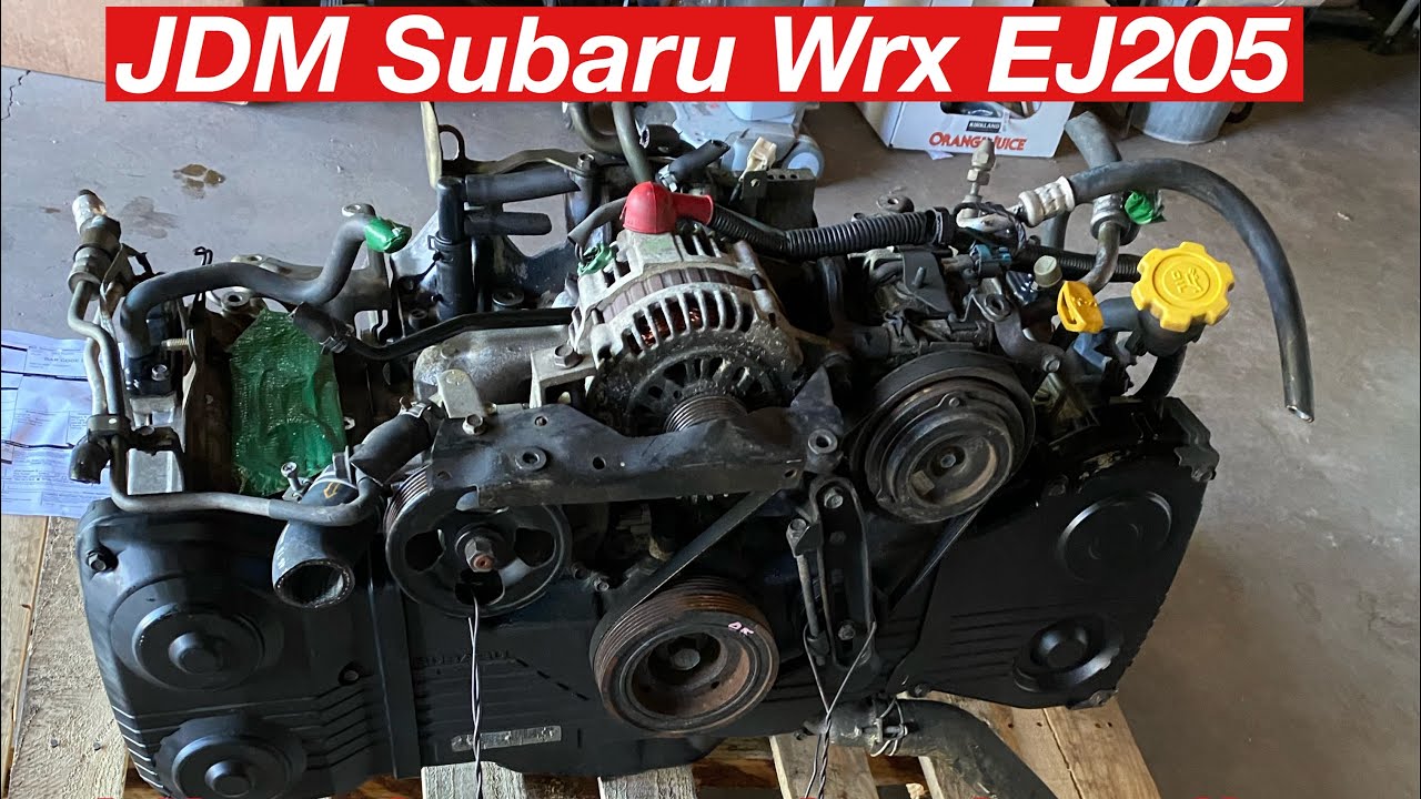 Jdm Subaru engine ej205 - YouTube