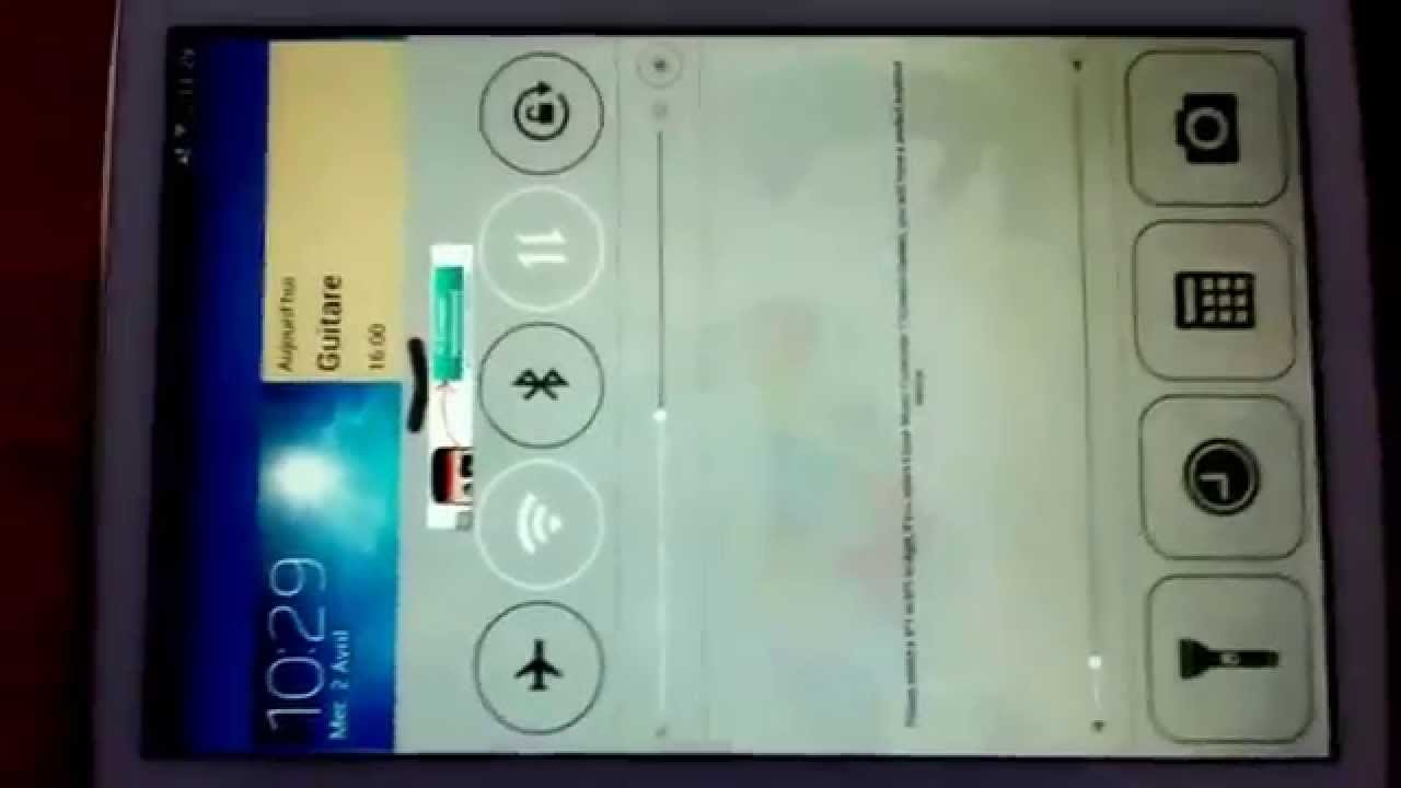 Comment avoir la barre des tâches ios 7 sur android - YouTube