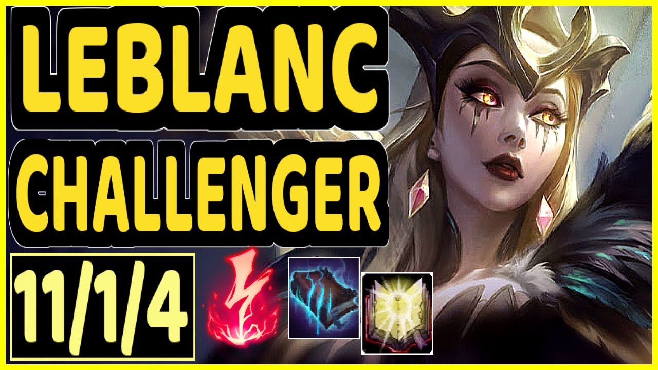MINIDUKE (LEBLANC) - 11/1/4 KDA MID CHALLENGER GAMEPLAY - EUW - YouTube