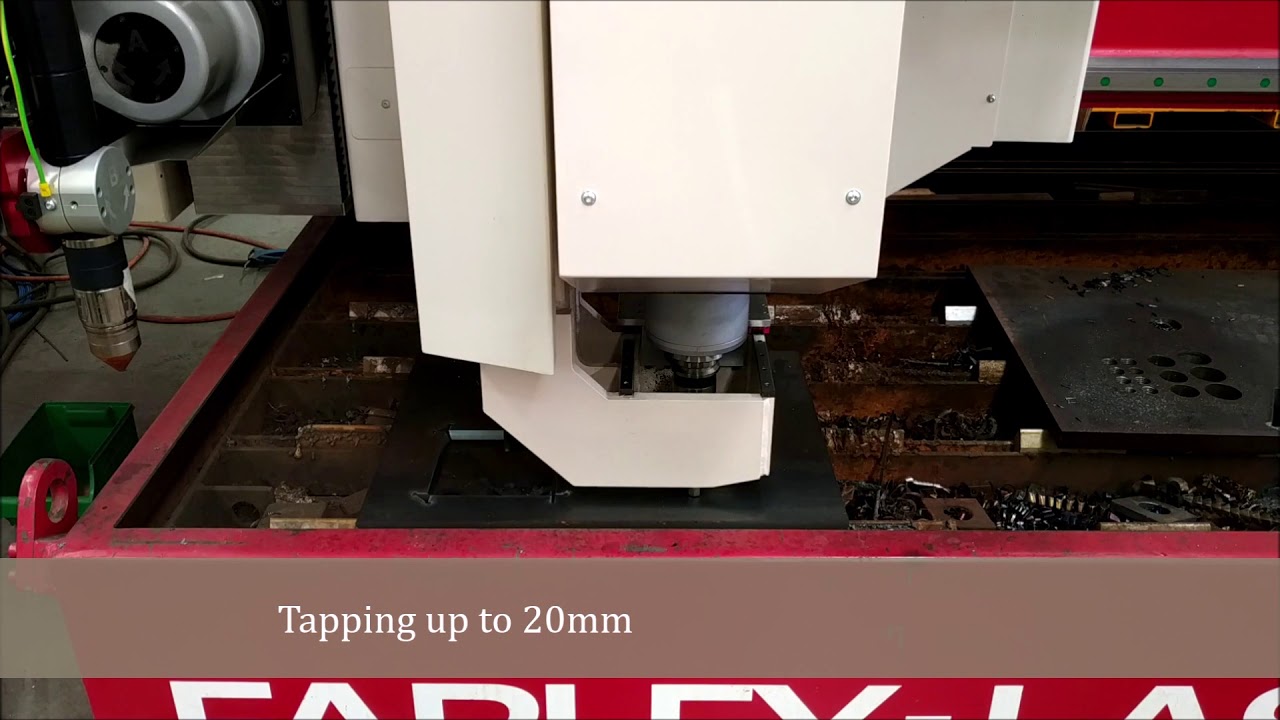 HG Farley LaserLab Australia - Truedge 3 Plasma & Drill (Demo) - YouTube