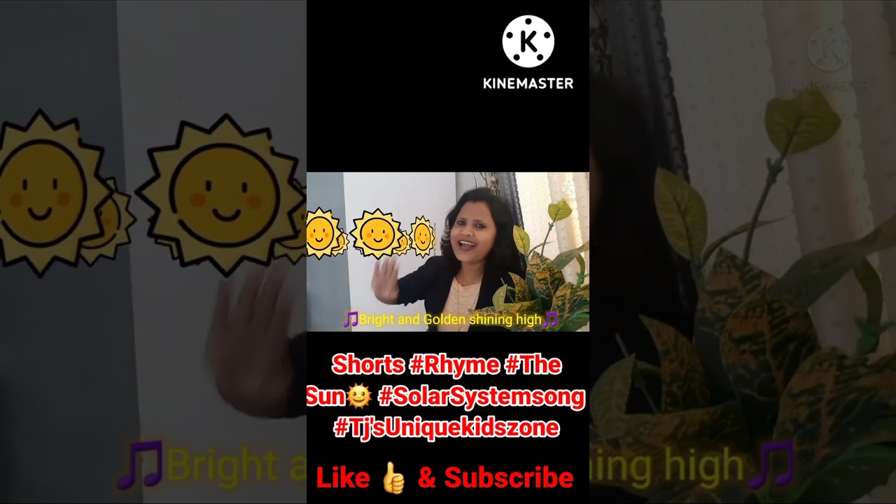 Shorts|Nursery Rhyme | The Sun |SolarSystem song |Mr. Sun|Poem|Kids ...