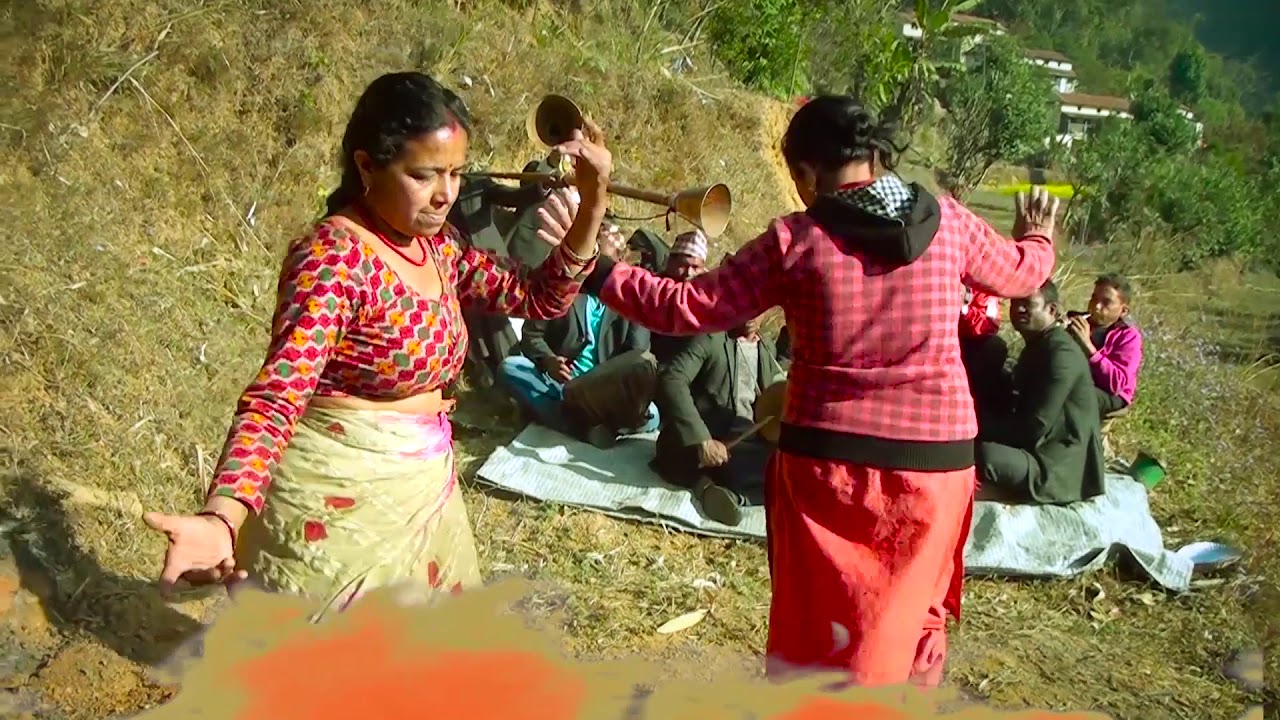 Beautiful panche baja dance बबाल नाच पन्चे बाजा मा - YouTube