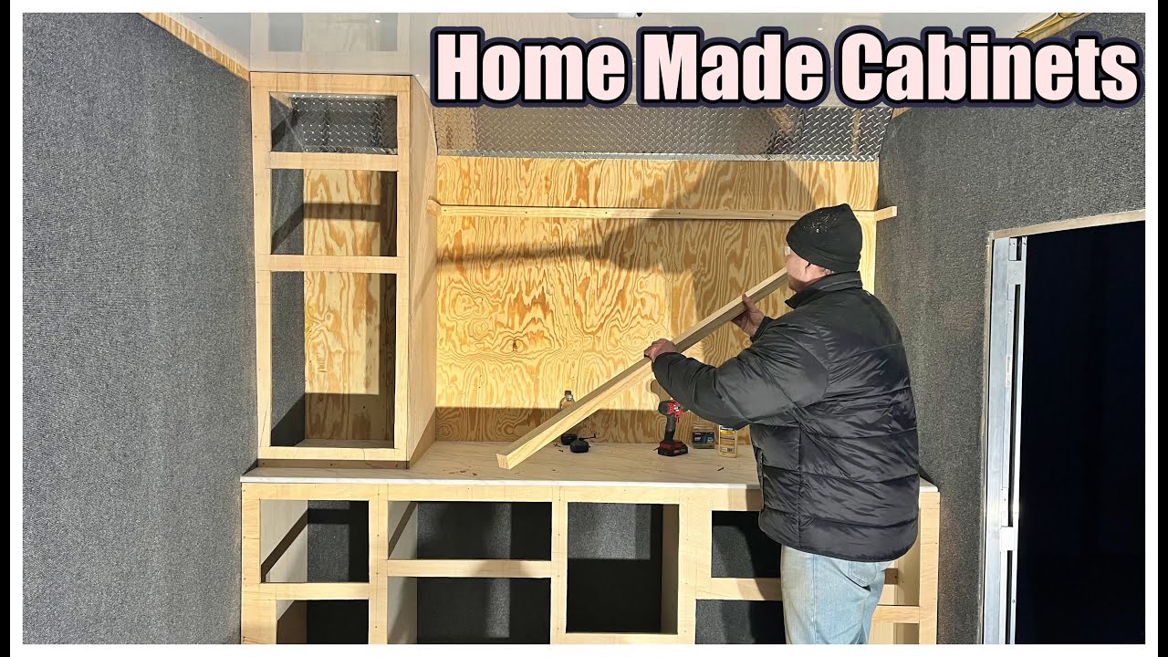 Custom Toy Hauler Build Part 3: Cabinet Time! - YouTube