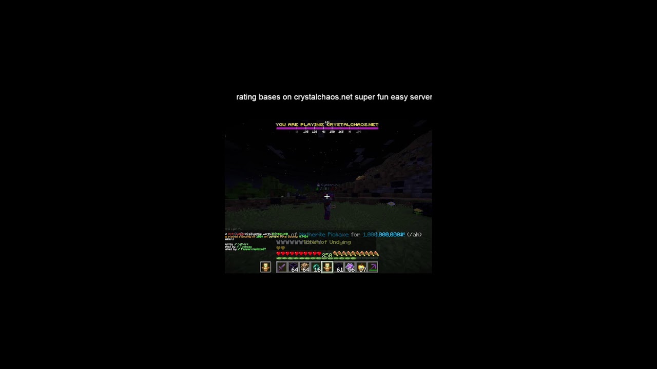 Running crystal chaos server minecraft rating bases getting rich - YouTube