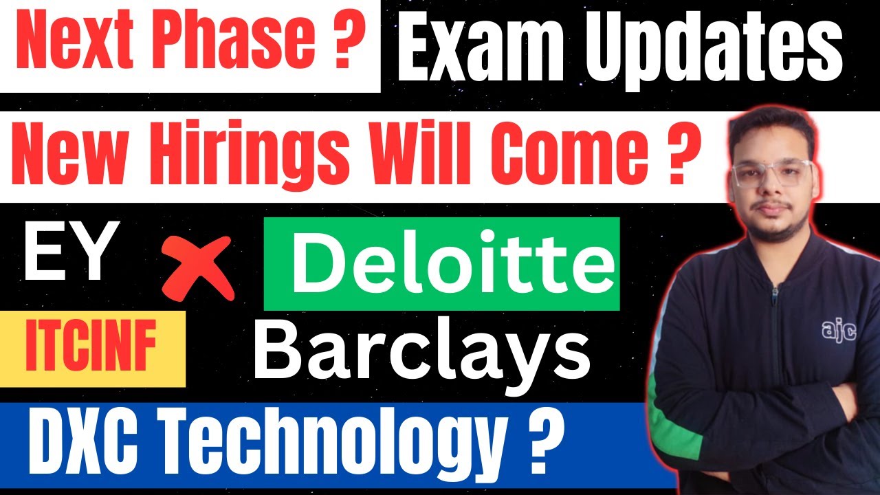 Ey , Deloitte , ITC , Barclays , DXC Next Hiring Updates for this Year ...