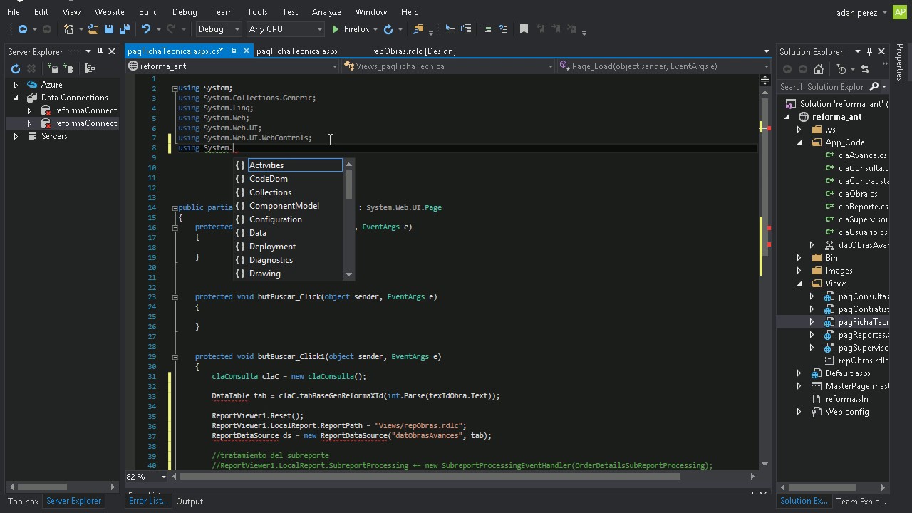 Visual Studio Tips: ASP.NET Report Subreport - YouTube