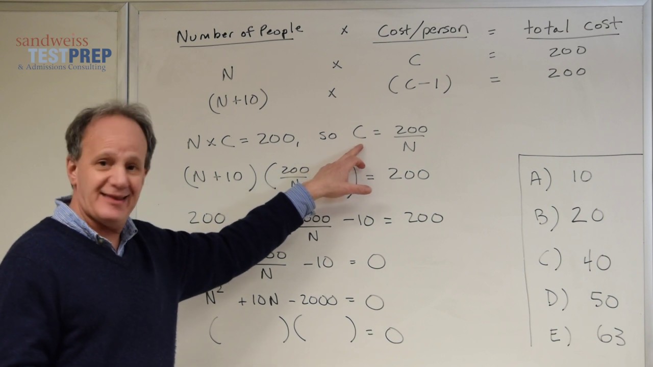 Sample ACT Math Question - YouTube