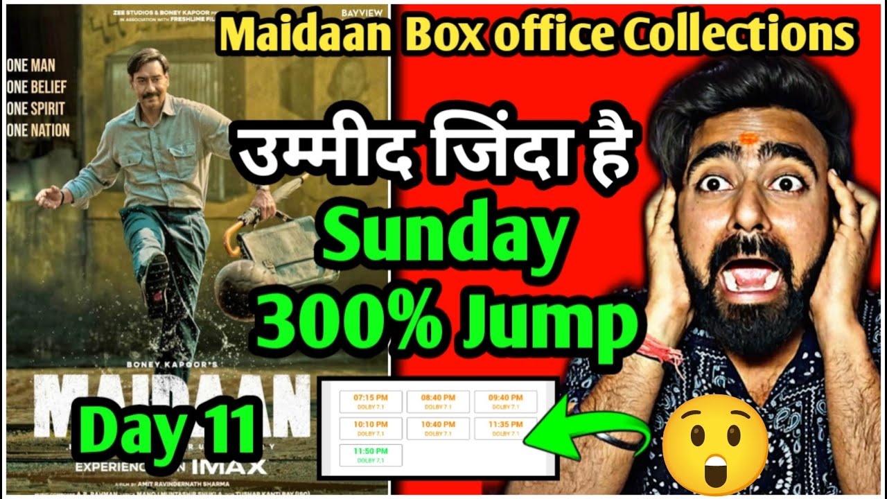 Maidaan Box Office Collections Day 11 | Maidaan VS BMCM Day 11 ...