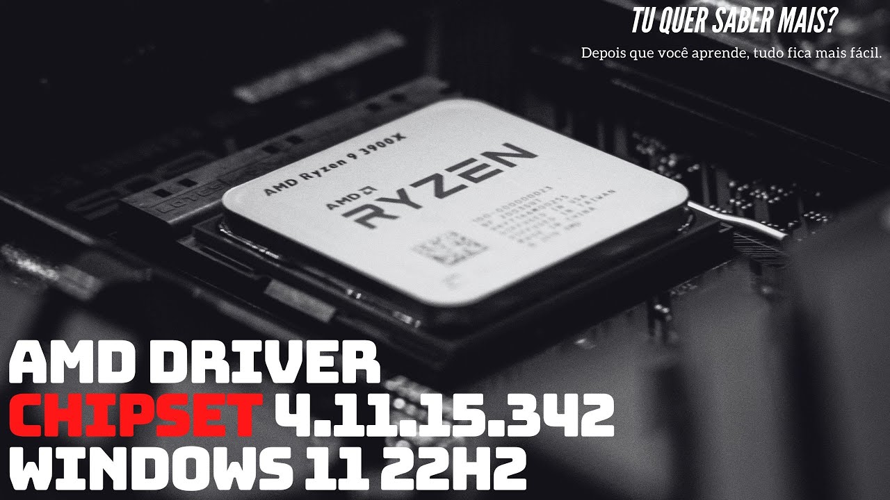 AMD driver 4.11.15.342 chipset Windows 11 22H2 - YouTube