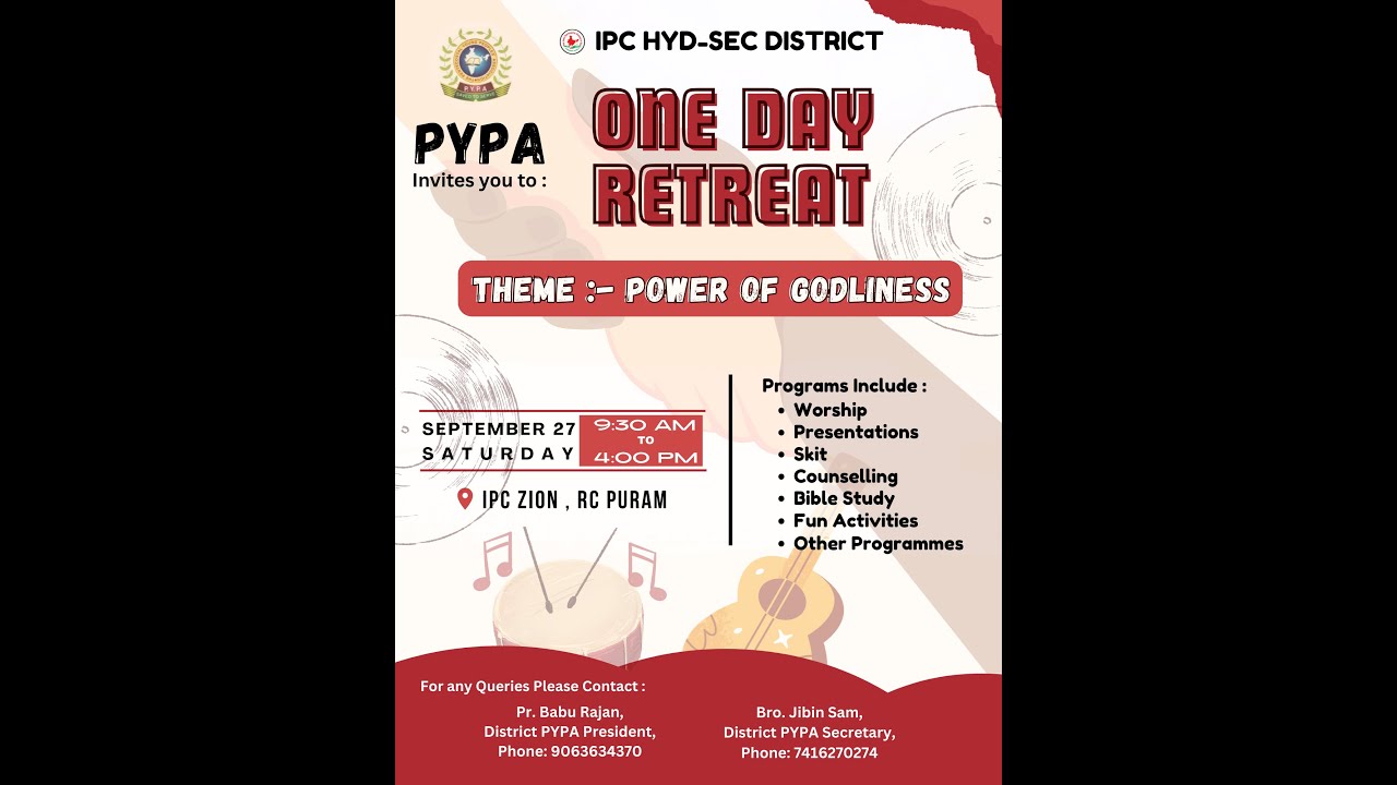 PYPA One Day Retreat | LIVE | VISUAL MEDIA SERVICES - YouTube