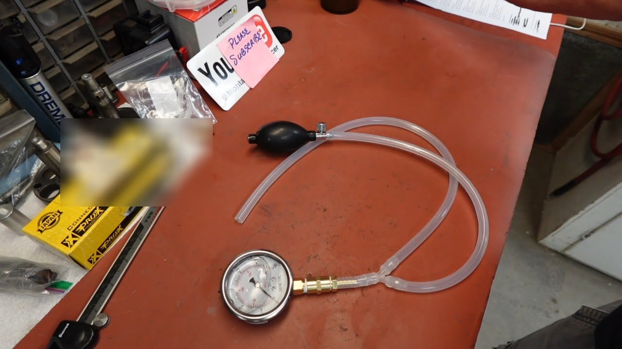 2 stroke Leak down tester, make your own, DIY - YouTube