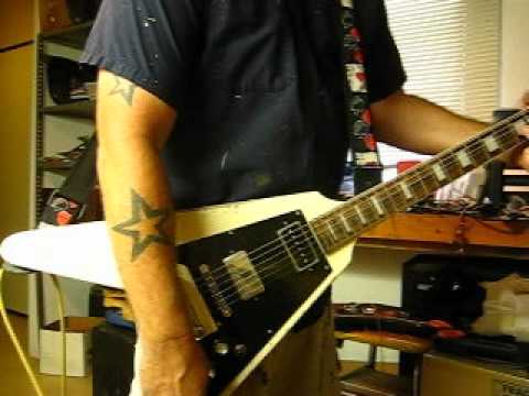 Mike Gee Kustoms USA Custom Shop 70's style Vintage White Flying V ...