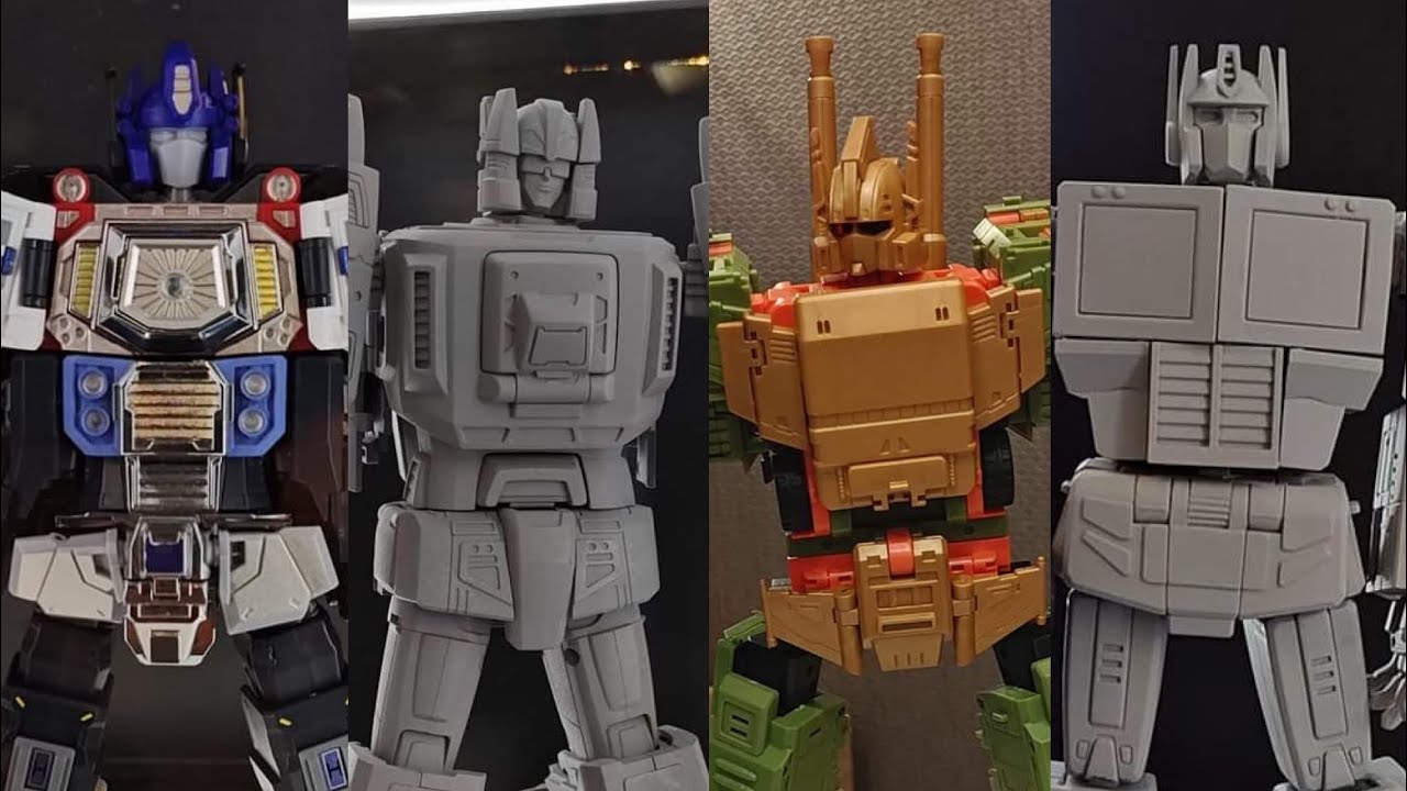 New Transformers action figures on display Baltimore Tf Con 2024 - YouTube