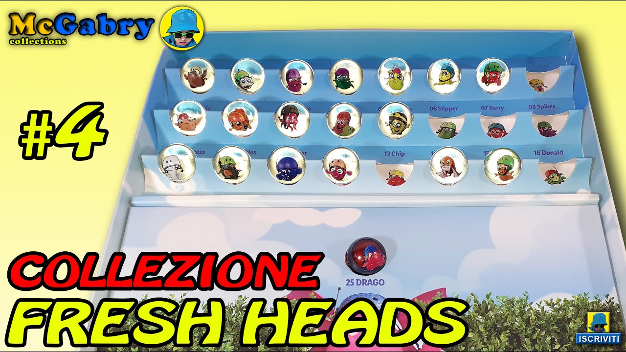 THE FRESH HEADS COLLEZIONE LIDL 2021-UNBOXING BIGLIE E APPLICAZIONE THE ...