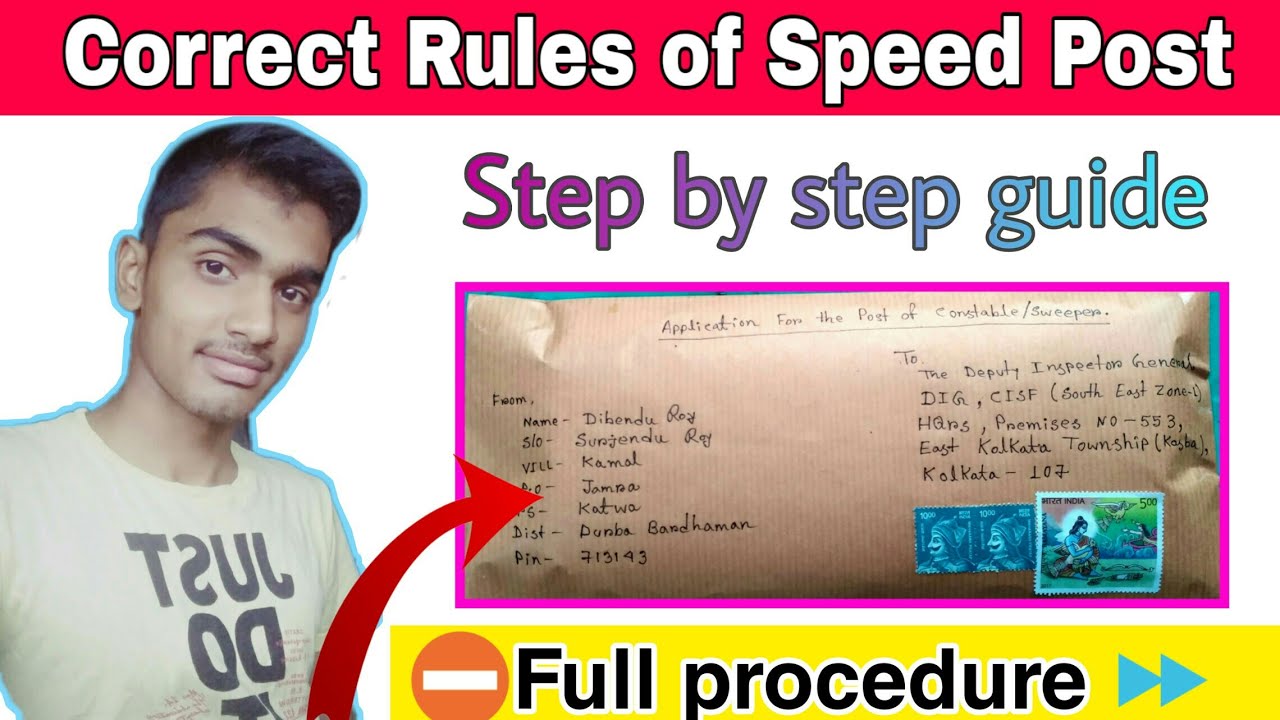 Correct procedure of speed post | স্পিড পোস্ট করার সঠিক নিয়ম | Steps ...