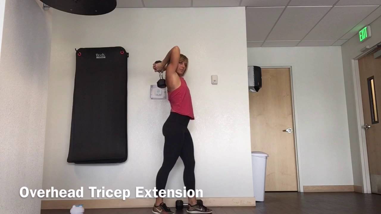 Overhead Tricep Extensions - YouTube