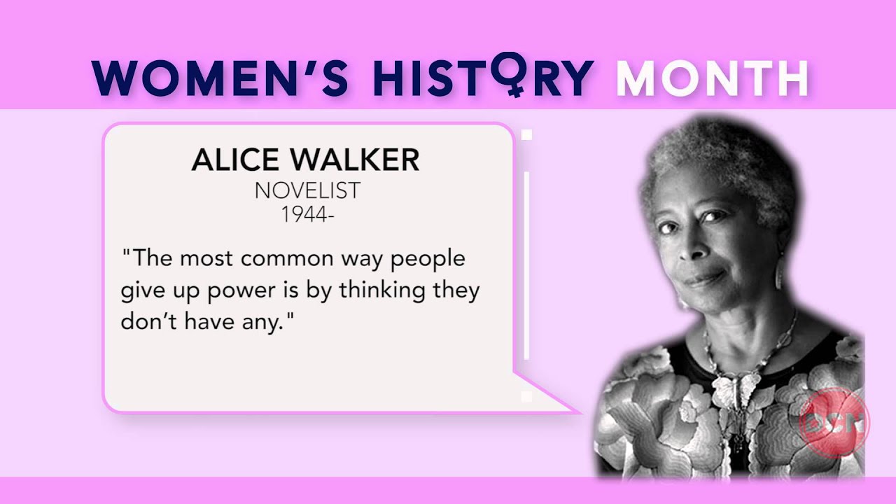 Women's History Month Video Profile: Alice Walker - YouTube
