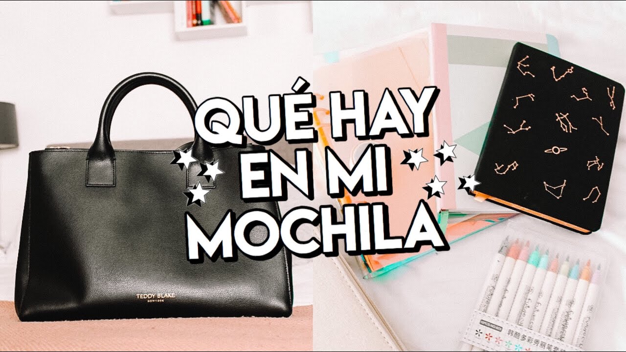 ¿QUÉ LLEVO EN MI MOCHILA DE LA ESCUELA? | 2020 | #RegresoAClases - YouTube