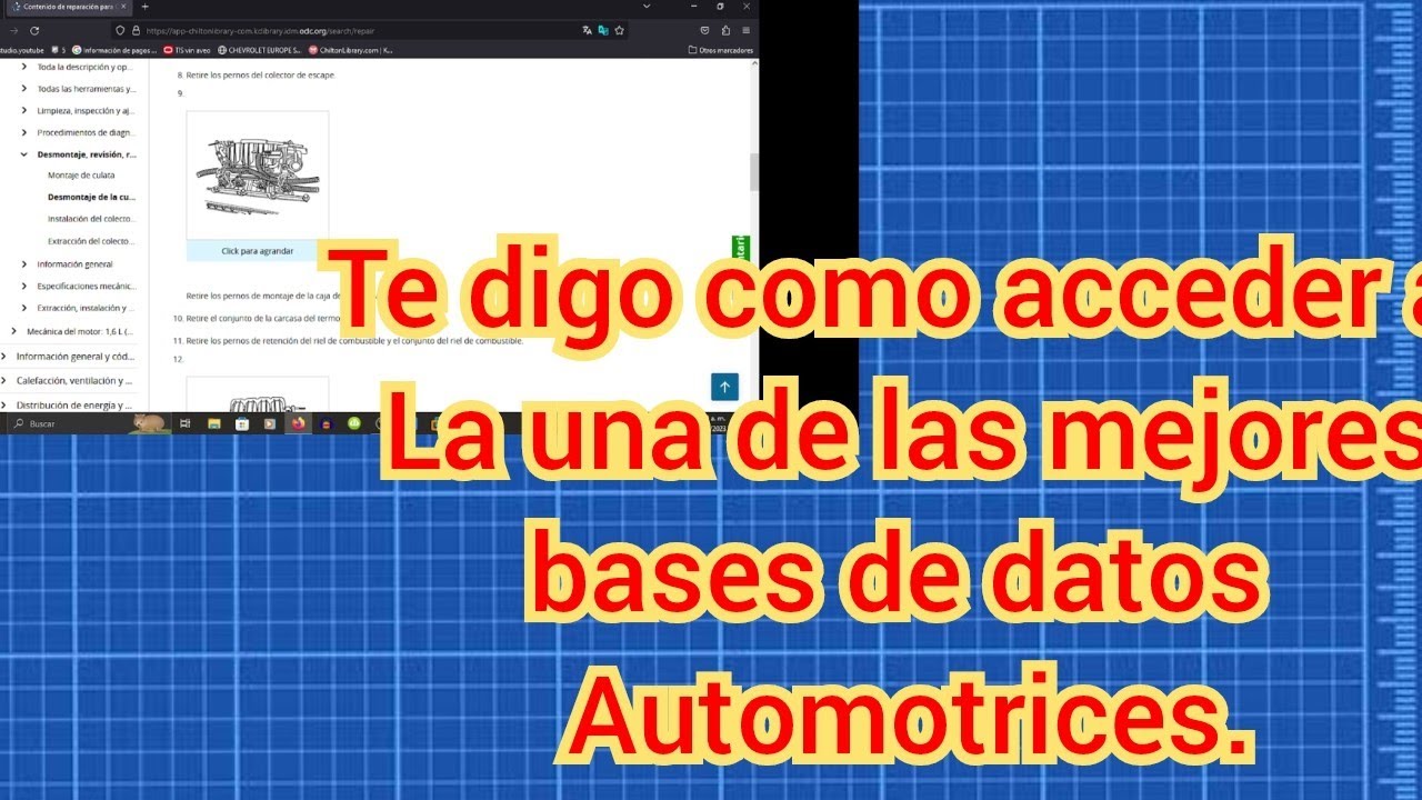 Te enseño dónde buscar diagramas automotrices gratis.(chilton library ...