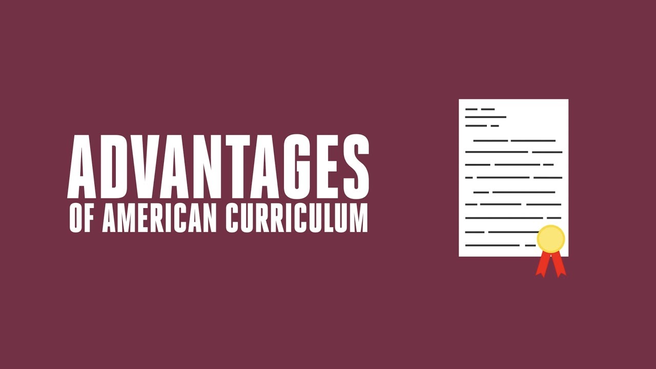 Advantages of American Curriculum - YouTube