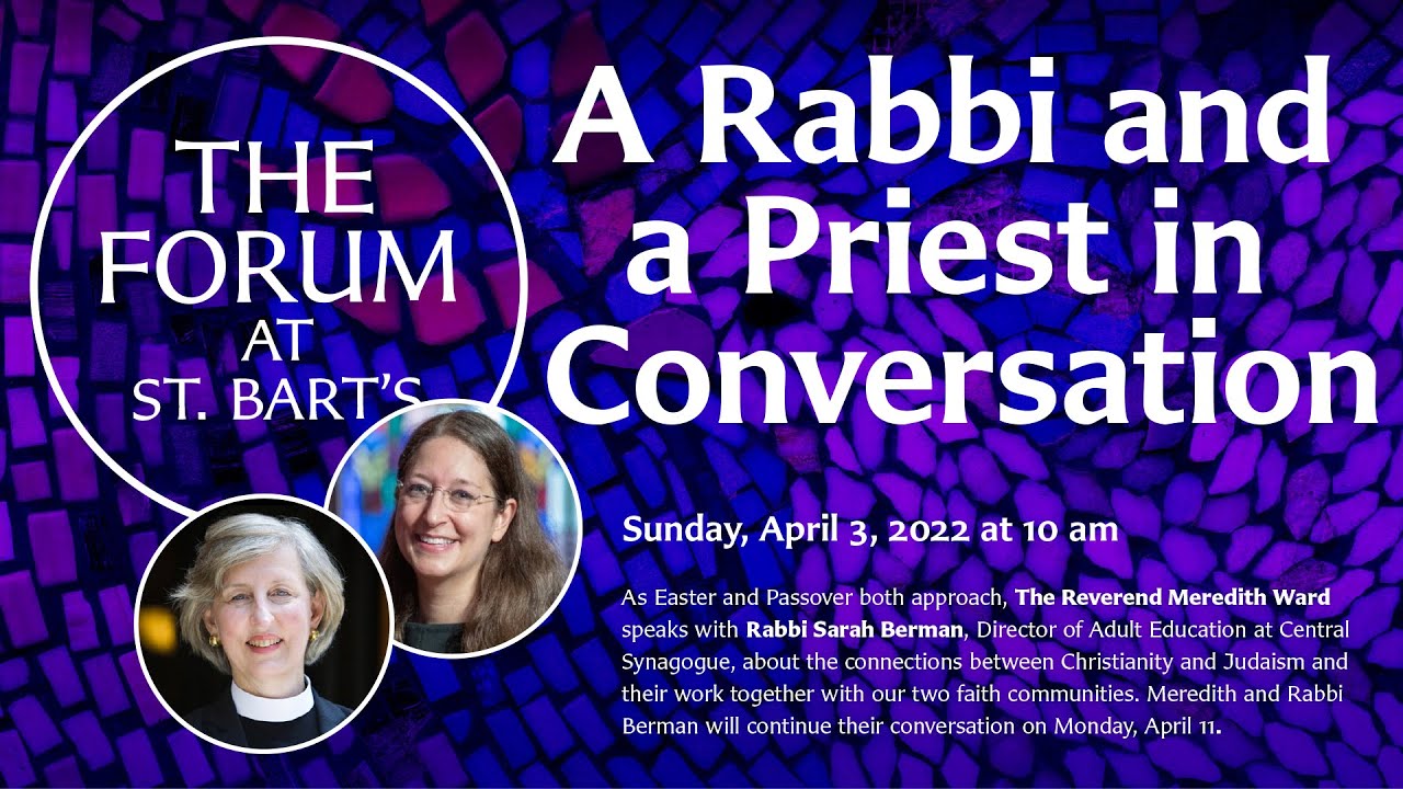 A Rabbi and A Priest in Conversation - YouTube