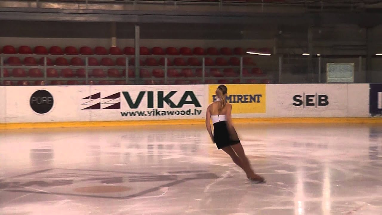 GAILE Ieva, LAT, Senior Ladies SP - YouTube