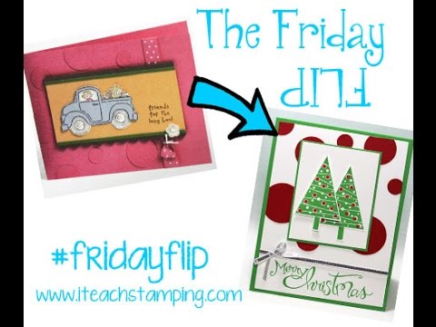 Friday Flip Christmas Card with Festival of Trees - YouTube