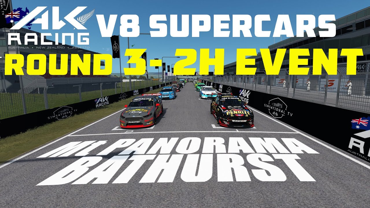 AK Racing - V8 Supercars - R3 - Mt Panorama (Enduro) - YouTube