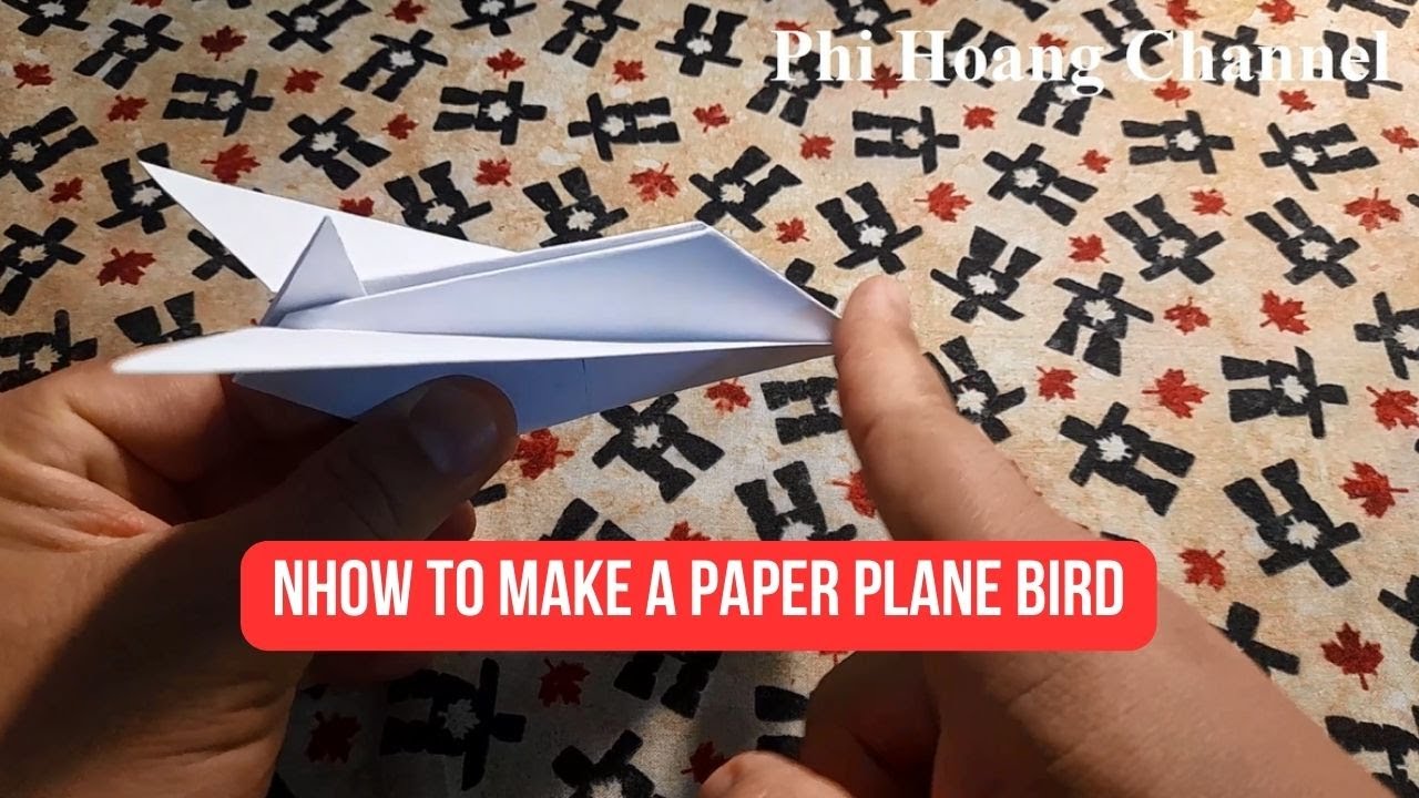 Not Many Know How To Make A Paper Plane Bird - Diy Paper Plane Bird ...