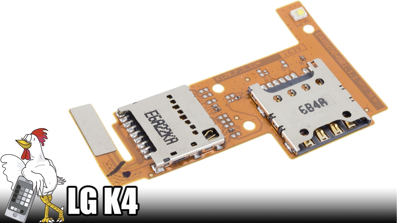 Guía del LG K4 (LG-K120E): Cambiar lector de tarjetas SIM SD - YouTube