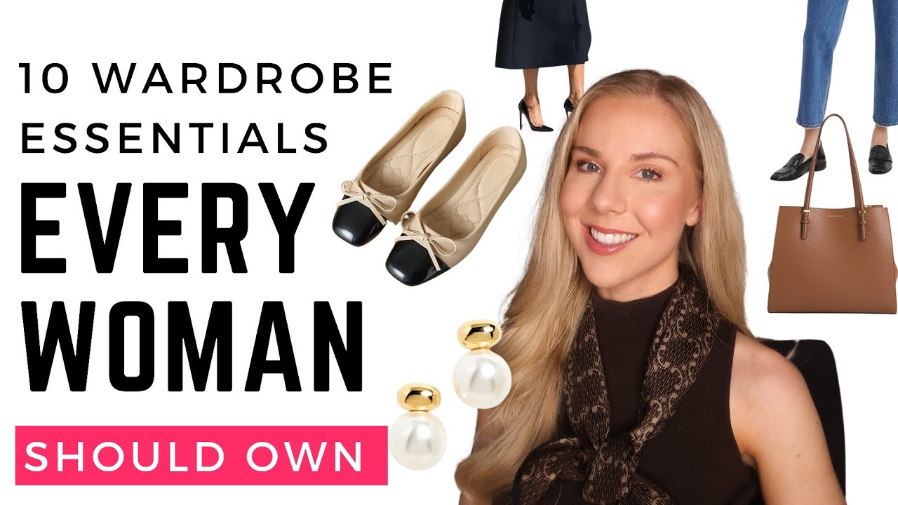 10 essential wardrobe items every woman should own - YouTube