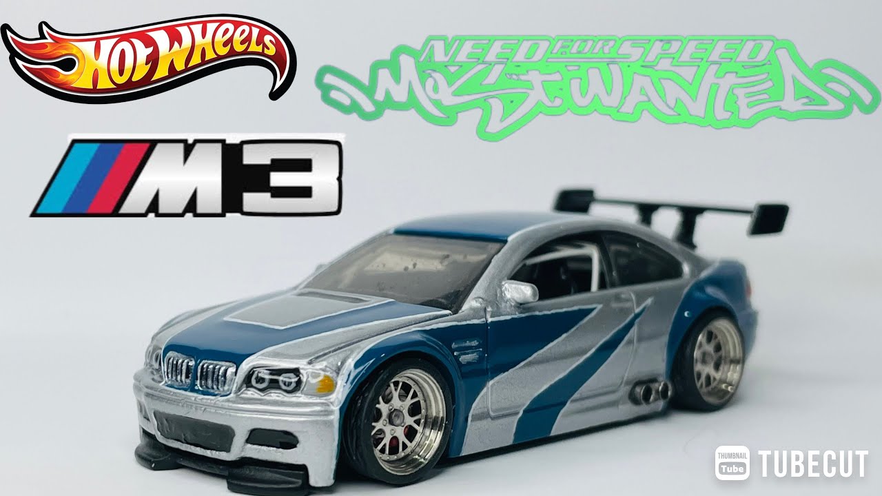 BMW M3 E46 GTR NFS Most Wanted Hotwheels Custom #nfsmw2012 - YouTube