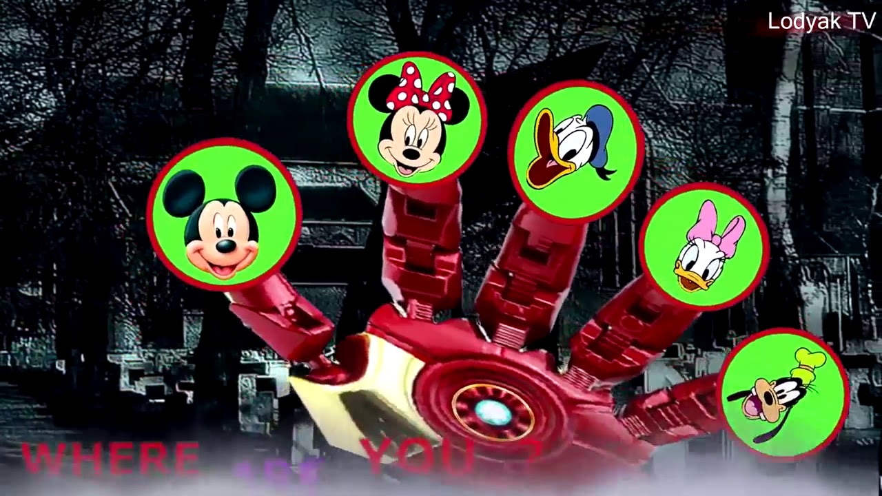 Pyramid Mickey Mouse Animation spooky Adventure Finger Family Song ...