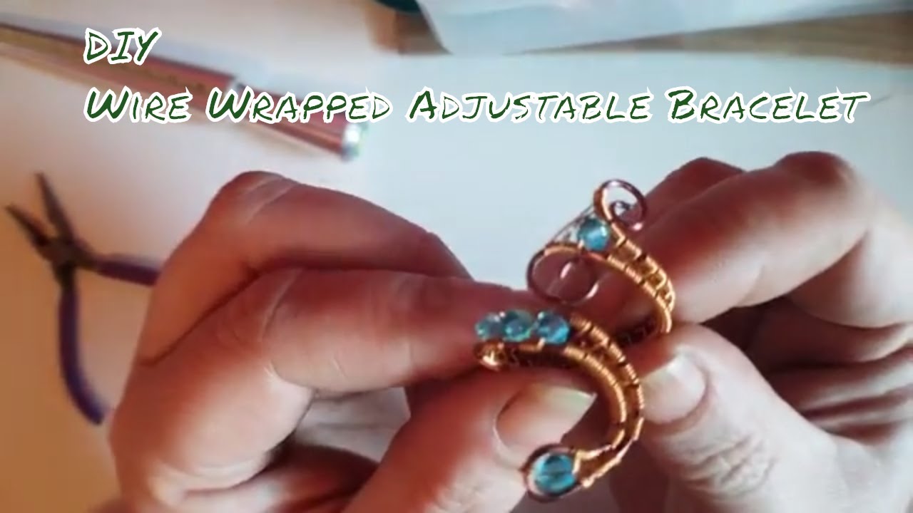 Wire Wrapped Adjustable Ring Tutorial - YouTube