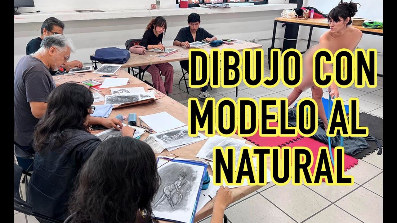 TIPS PARA DIBUJAR CON MODELO AL NATURAL EN VIVO - YouTube