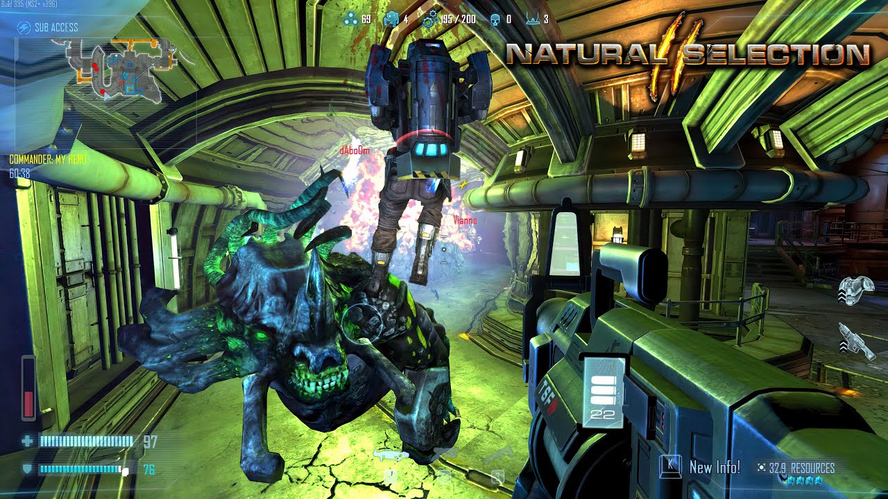 Natural Selection 2 - Fighting Aliens Off For 1 Hour - Ns2_summit Long ...
