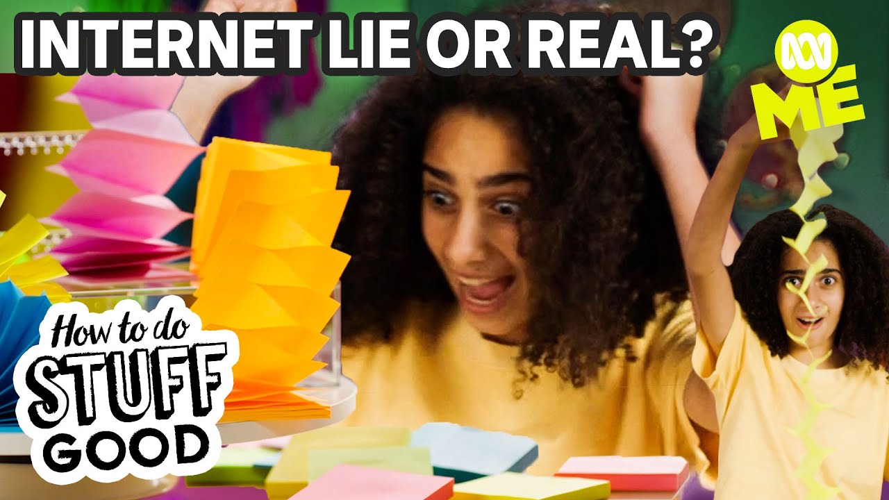 How To Make A Sticky Note Slinky | How To Do Stuff Good - YouTube