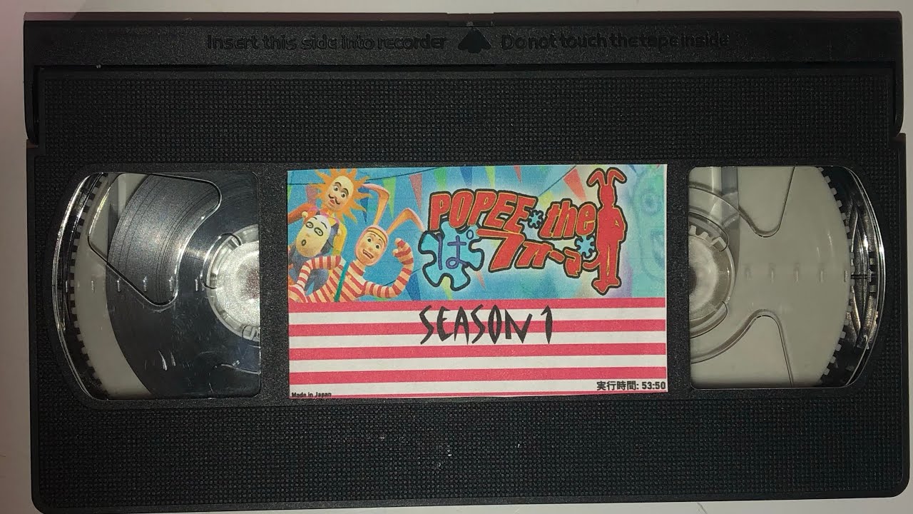 Popee the Performer but it is on a VHS tape - YouTube