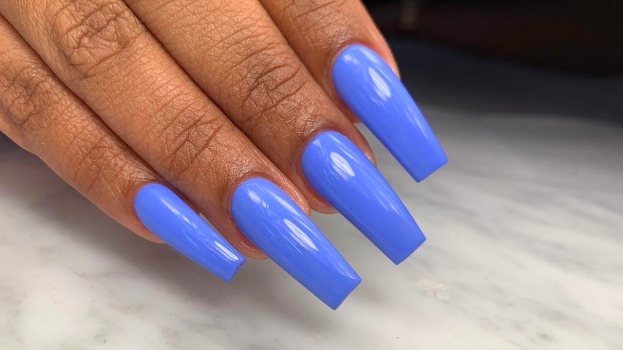 Regular polish on acrylic nails store