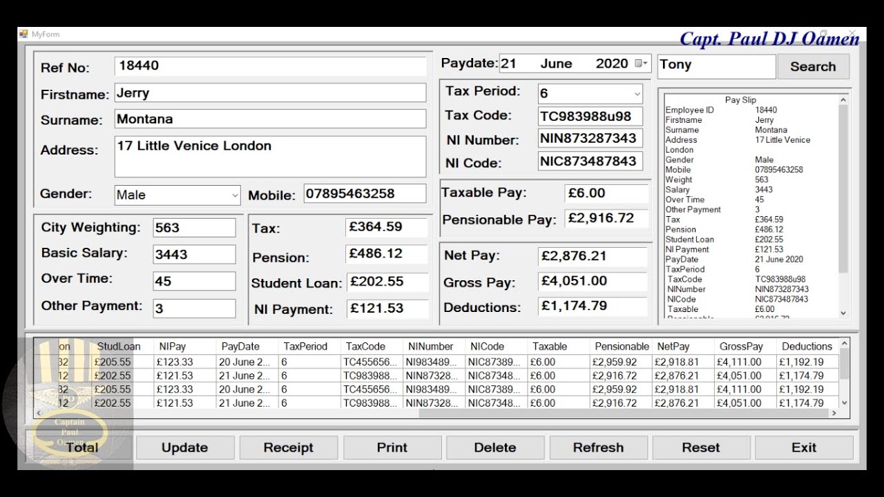 How to Create an Employee Database Management System using MySql in ...