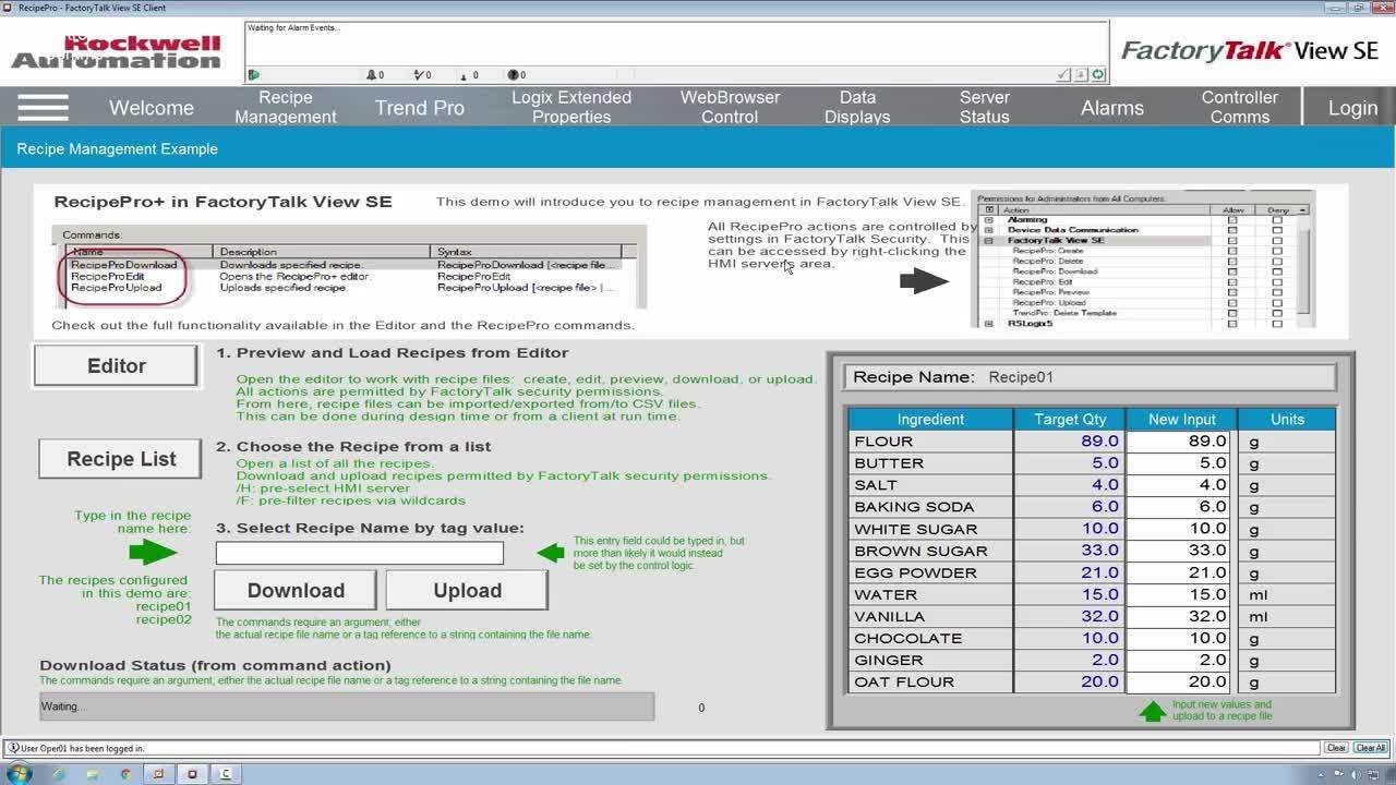 Implementing RecipePro+ Security with FactoryTalk View SE and ...